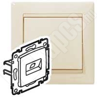 Valena 2xRJ45 LCS2 Cat6 STP aljzat, elefántcsont - 774145 - Valena ...